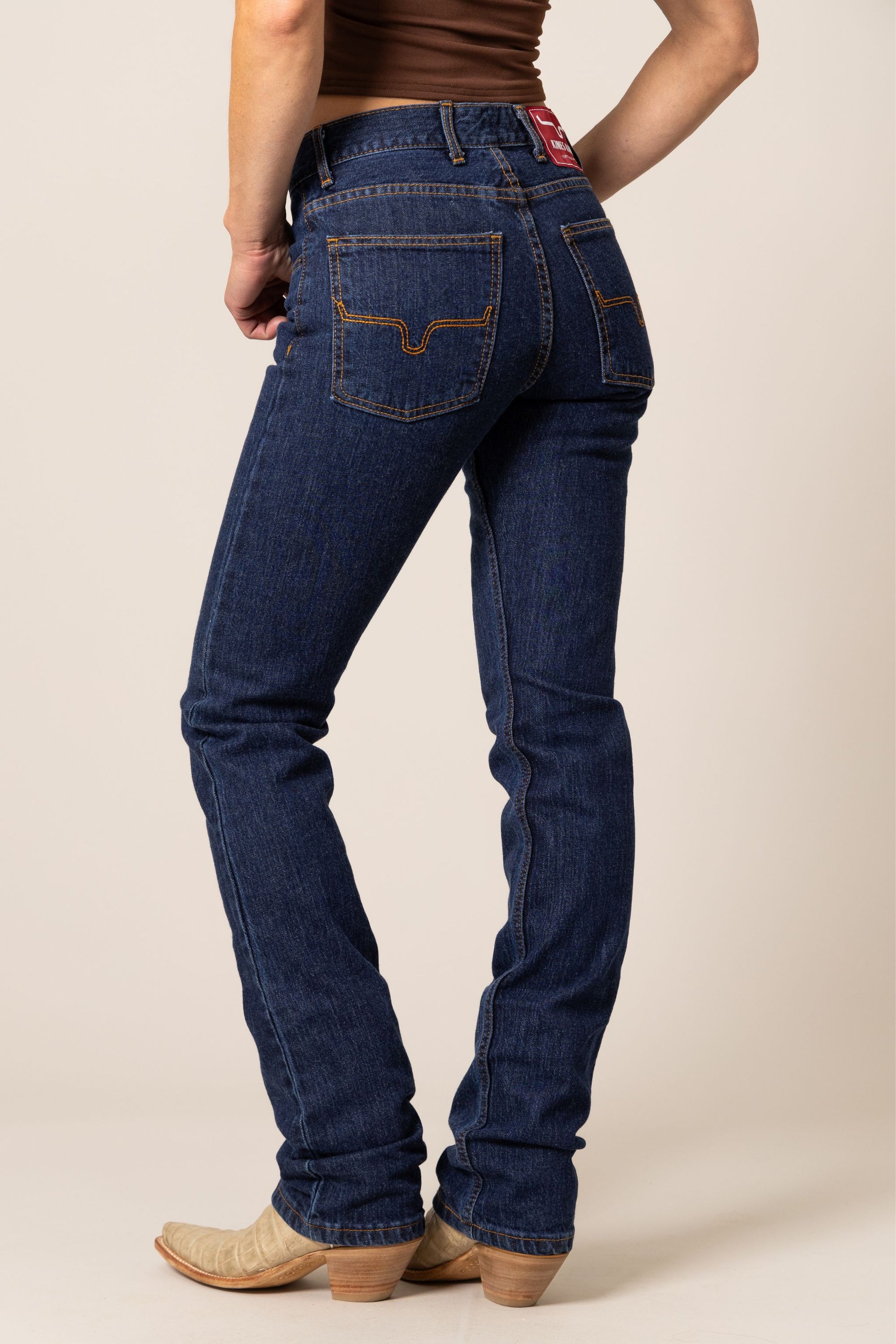 Wayne | Mid-Rise Straight Denim | Kimes Ranch