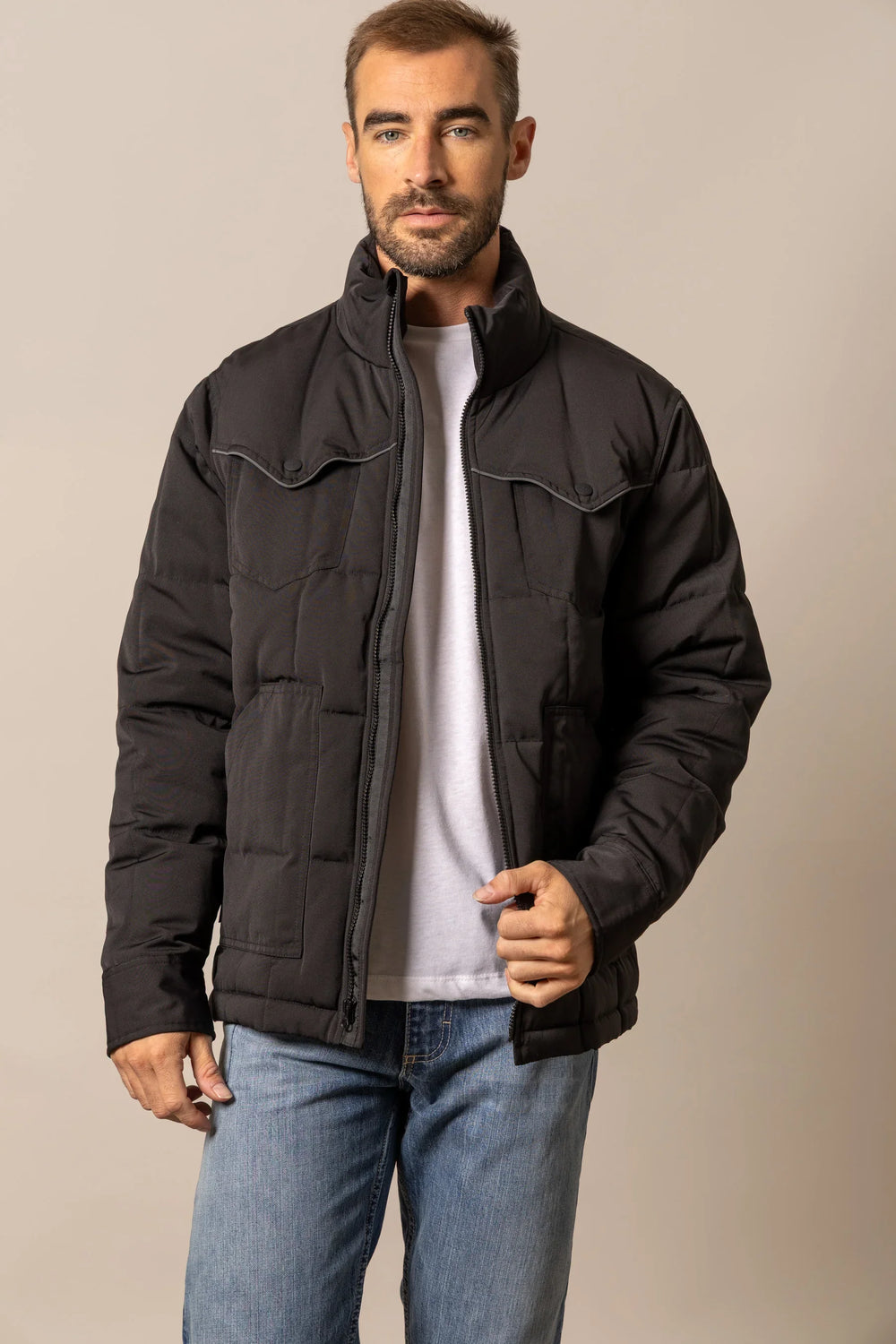Colt Jacket | Western Quilted Puffer Coat | Kimes Ranch
