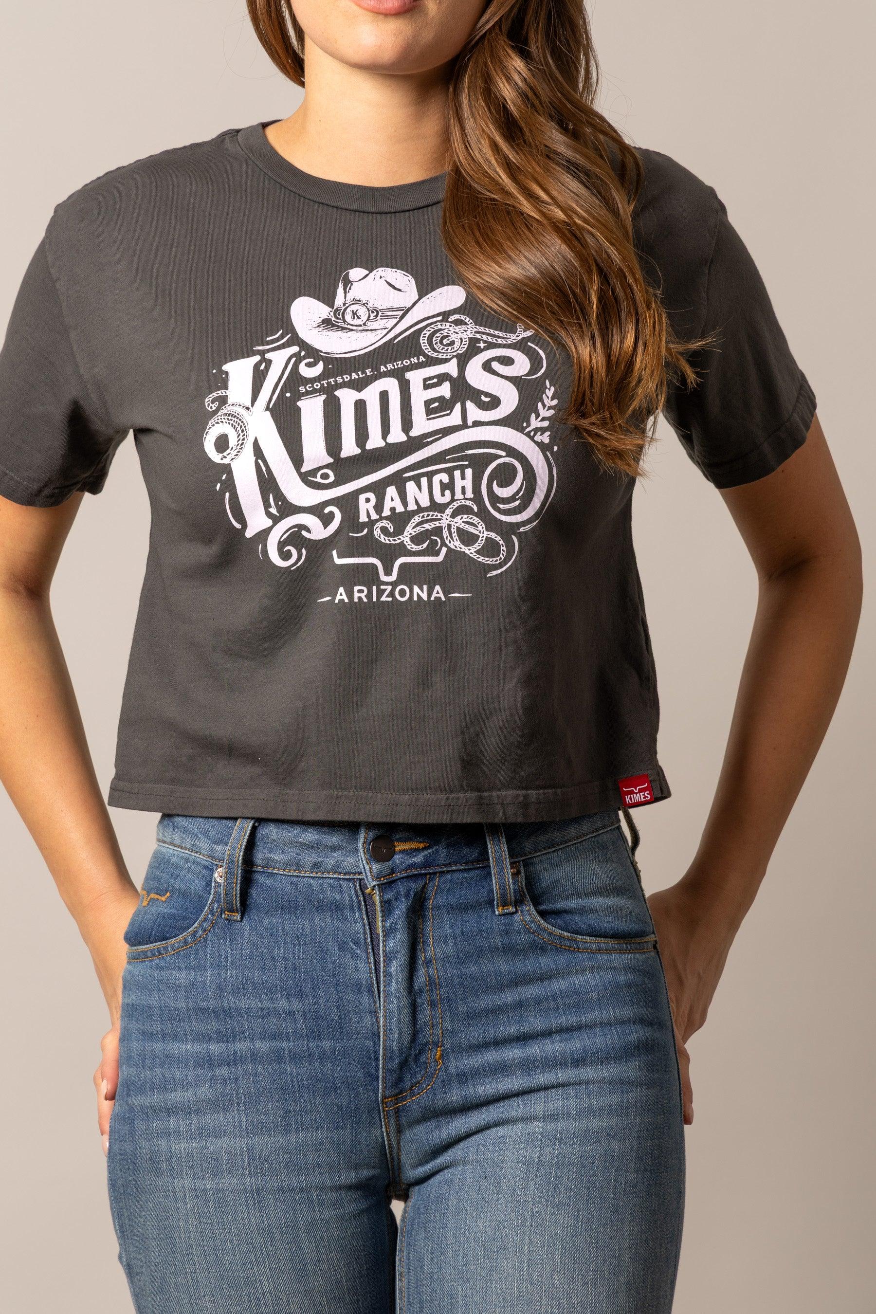 Invitation Crop Tee | Western Vintage Graphic | Kimes Ranch