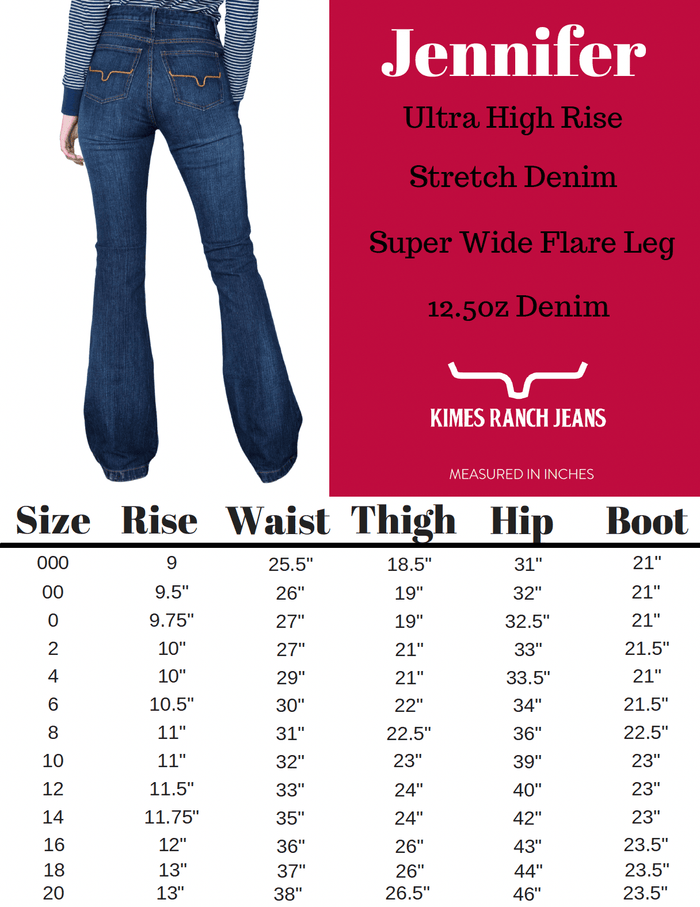 Jennifer Mid-Wash | Women's High Rise Jean | Kimes Ranch