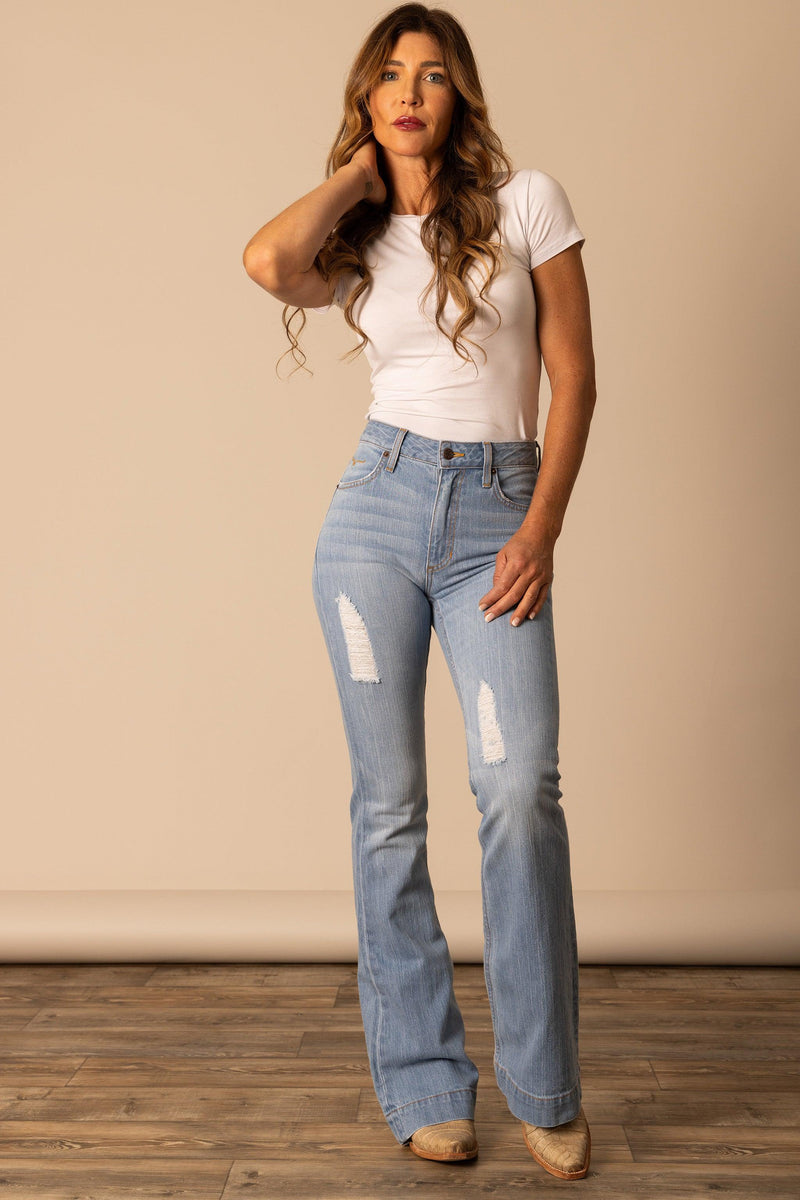 Women's High Rise Jeans | Flattering Timeless Style | Kimes Ranch