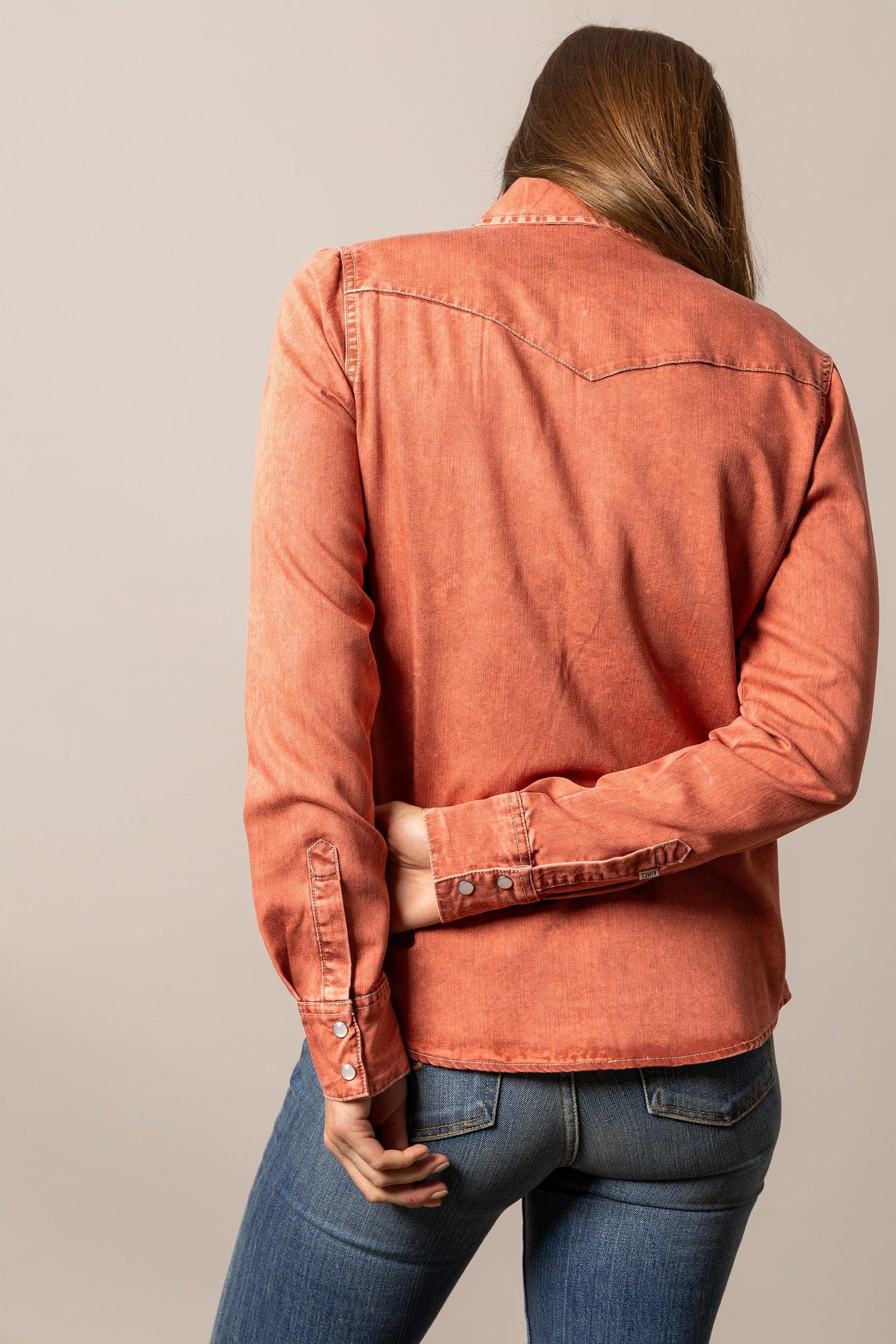 KC Tencel Top | Women's Tencel Western Shirt | Kimes Ranch