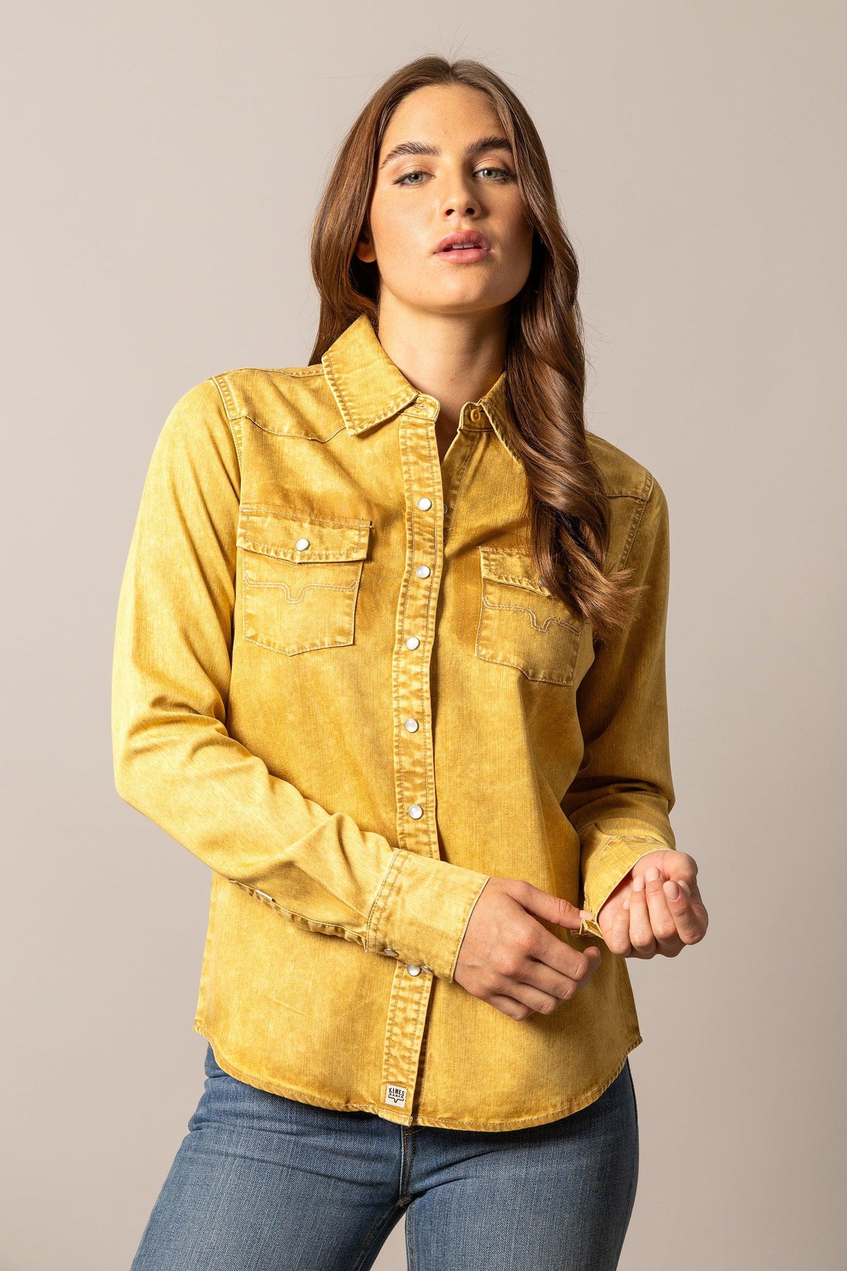 KC Tencel Top | Women's Tencel Western Shirt | Kimes Ranch