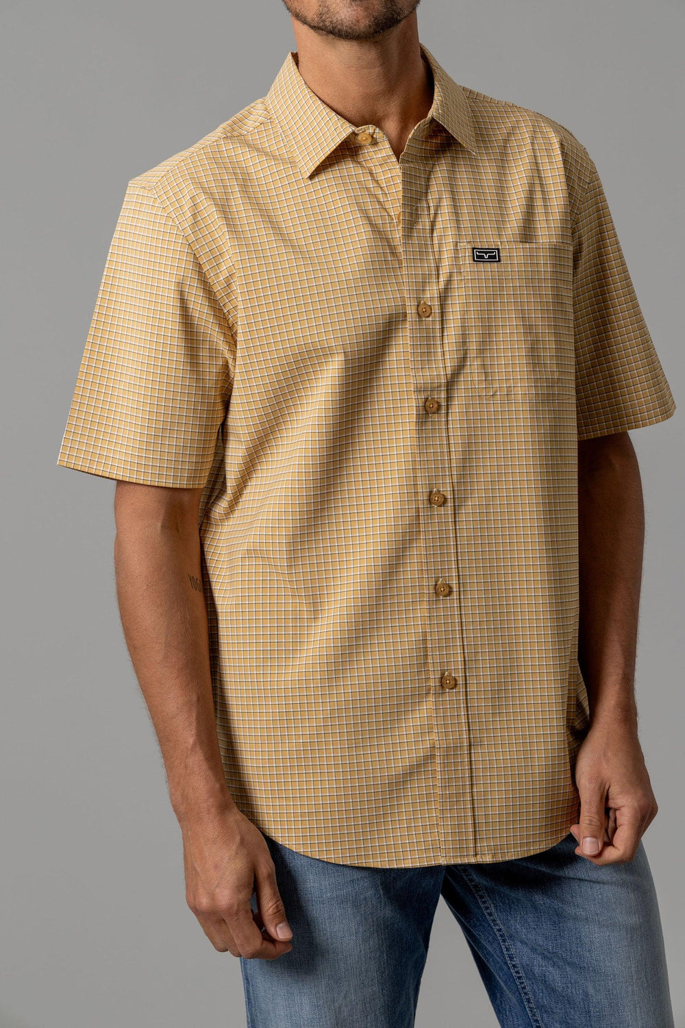 MC Cooper | Men's CoolMax Short Sleeve Button-Up | Kimes Ranch