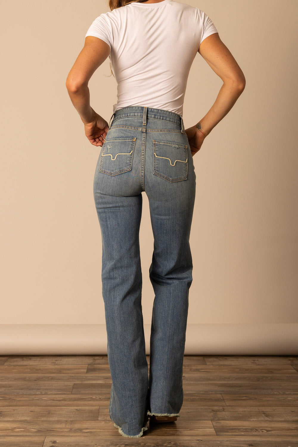 Olivia Dark Wash Jeans | High-Rise Western Denim | Kimes Ranch