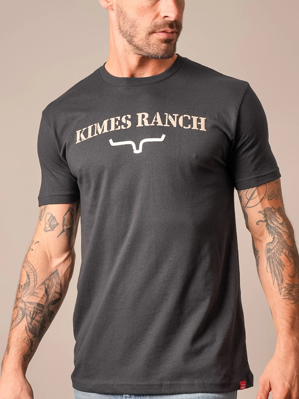 Pressed Tee | Minimal Western Logo Shirt | Kimes Ranch