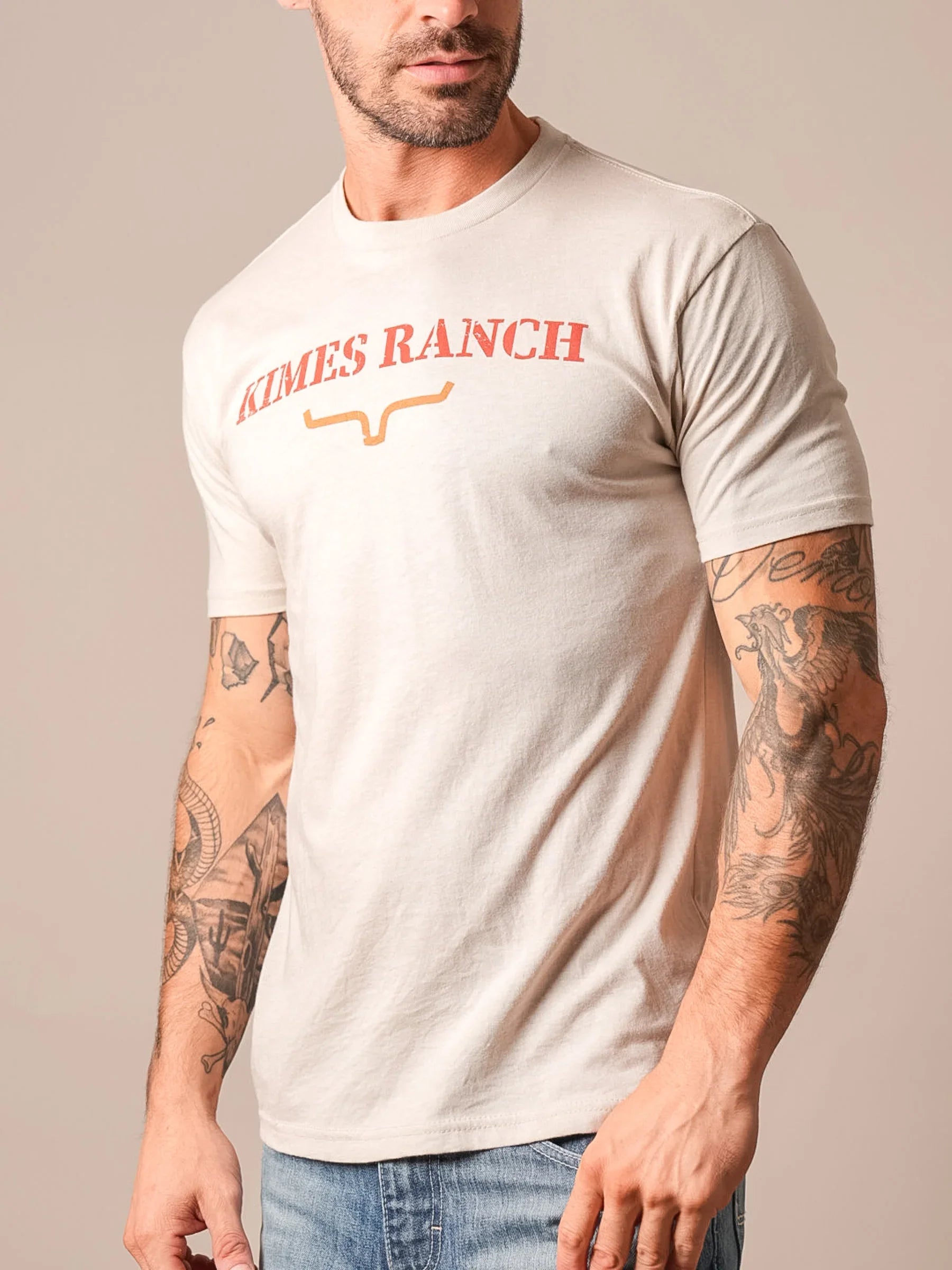 Pressed Tee | Minimal Western Logo Shirt | Kimes Ranch