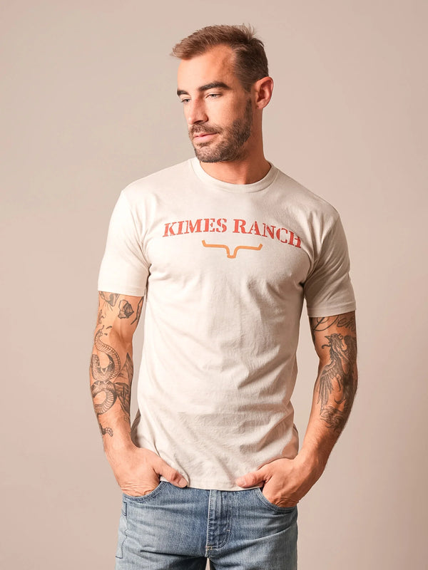 Pressed Tee | Minimal Western Logo Shirt | Kimes Ranch