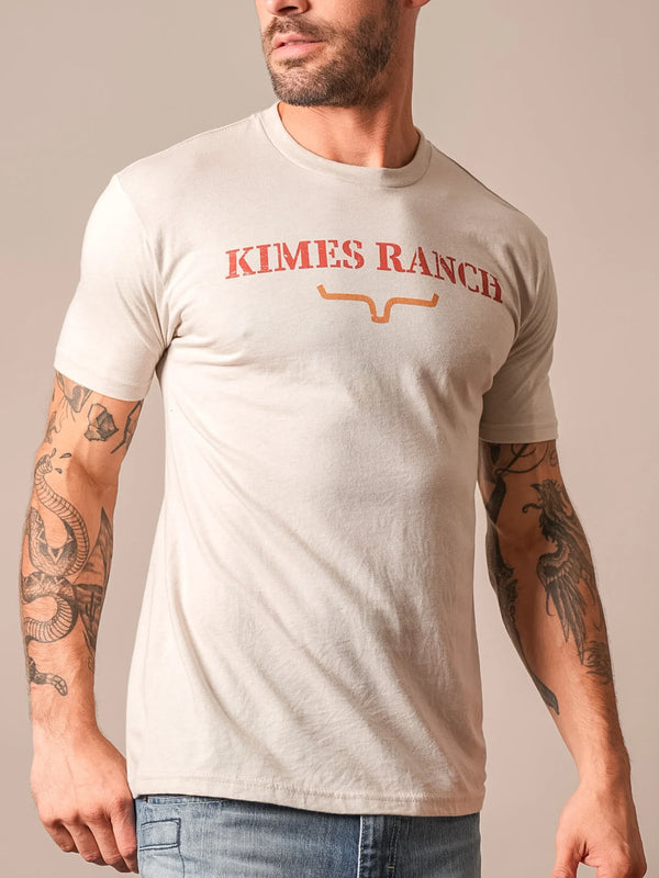 Pressed Tee | Minimal Western Logo Shirt | Kimes Ranch