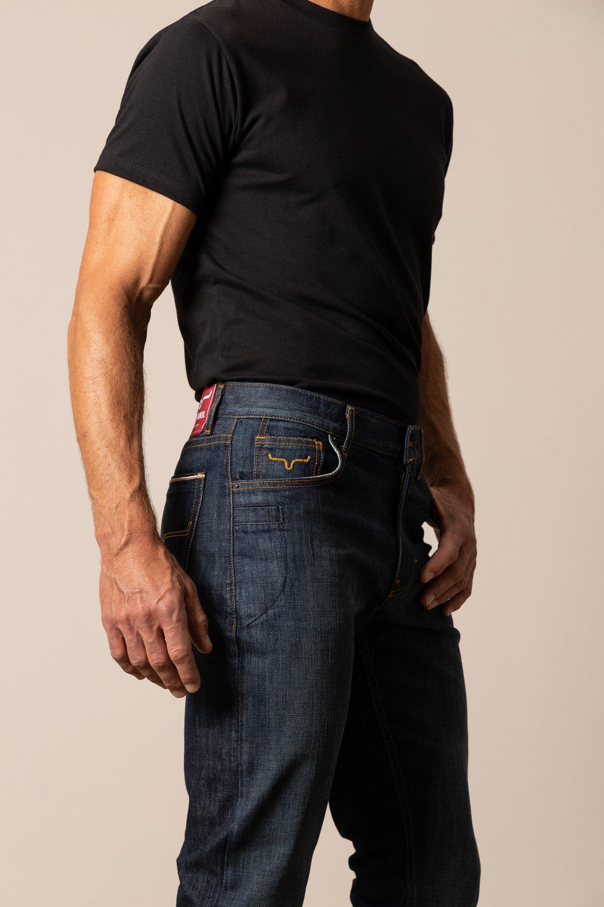 Roger Kimes Ranch Men's Jeans | Mid-Low Rise Slim Fit