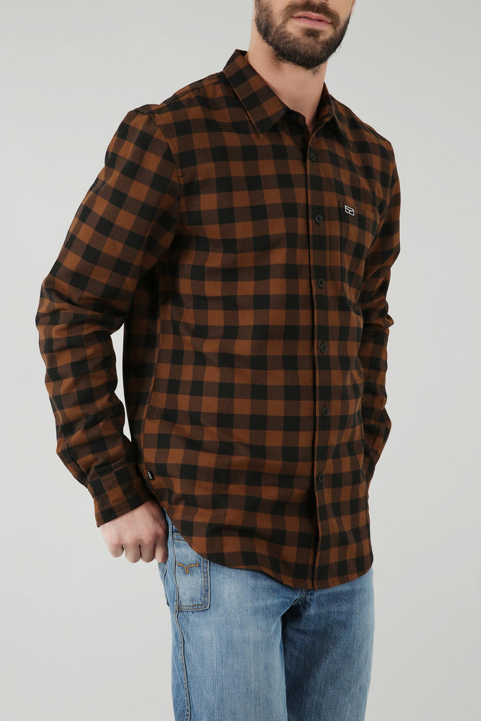 The Garrison | Men's Western Plaid Dress Shirt | Kimes Ranch