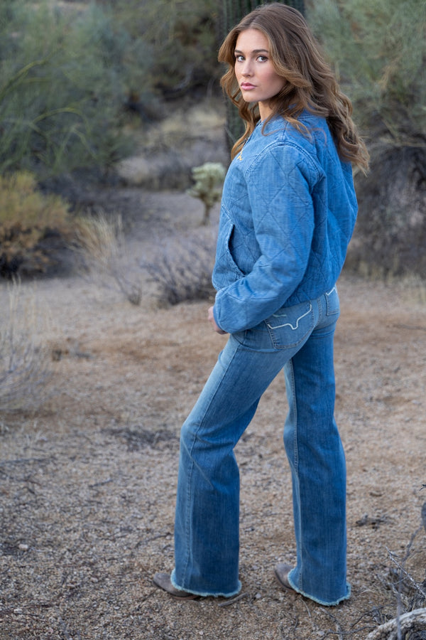 Olivia | Women's Jeans | Kimes Ranch High-Rise Wide-Leg Denim | Kimes Ranch