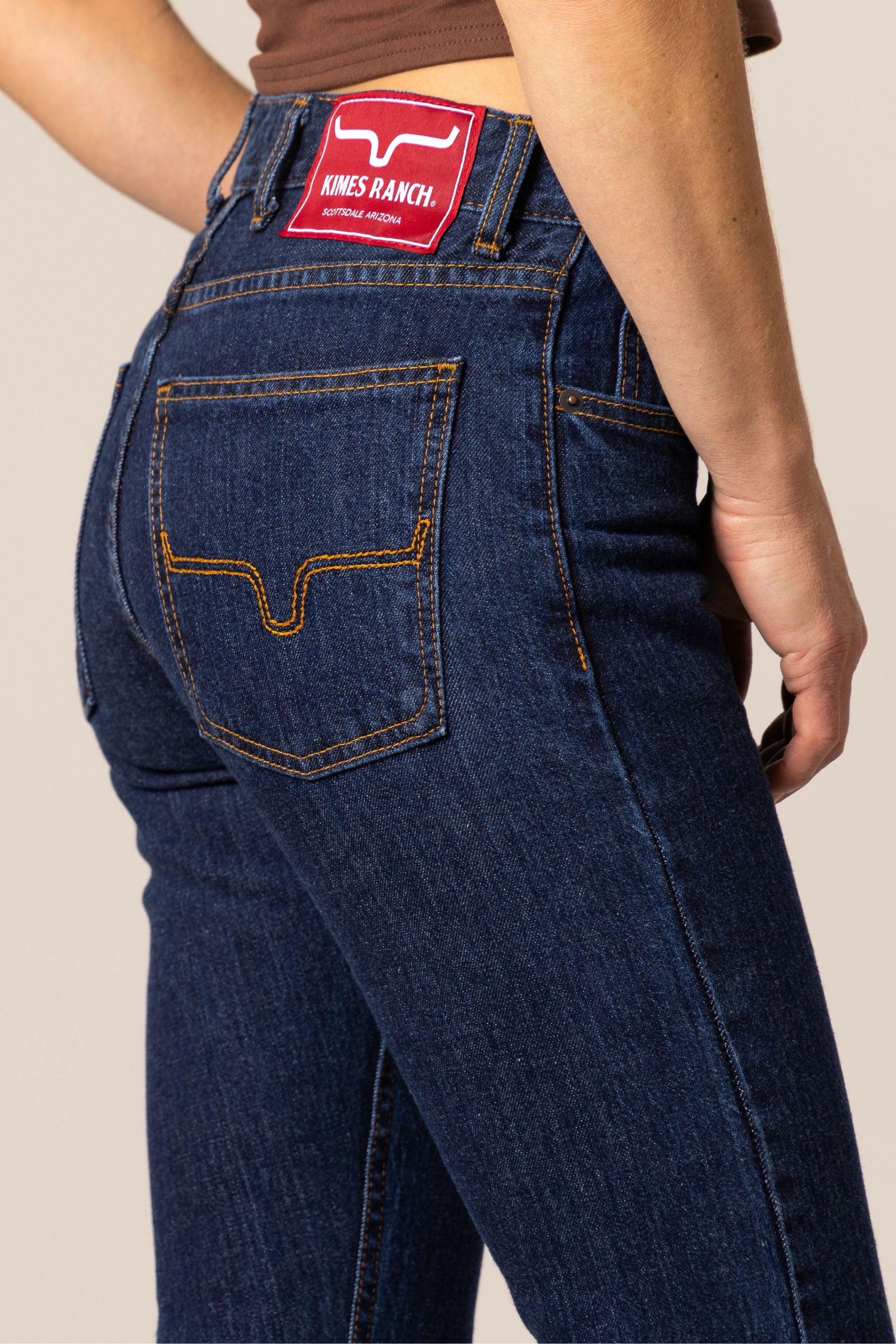 Wayne | Mid-Rise Straight Denim | Kimes Ranch
