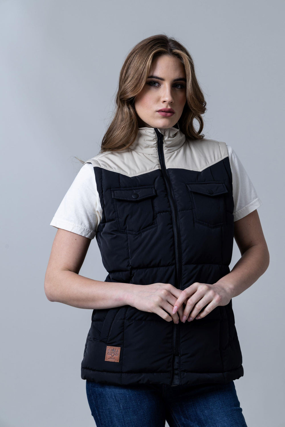Wyldfire Vest | Women's Color Block Western | Kimes Ranch